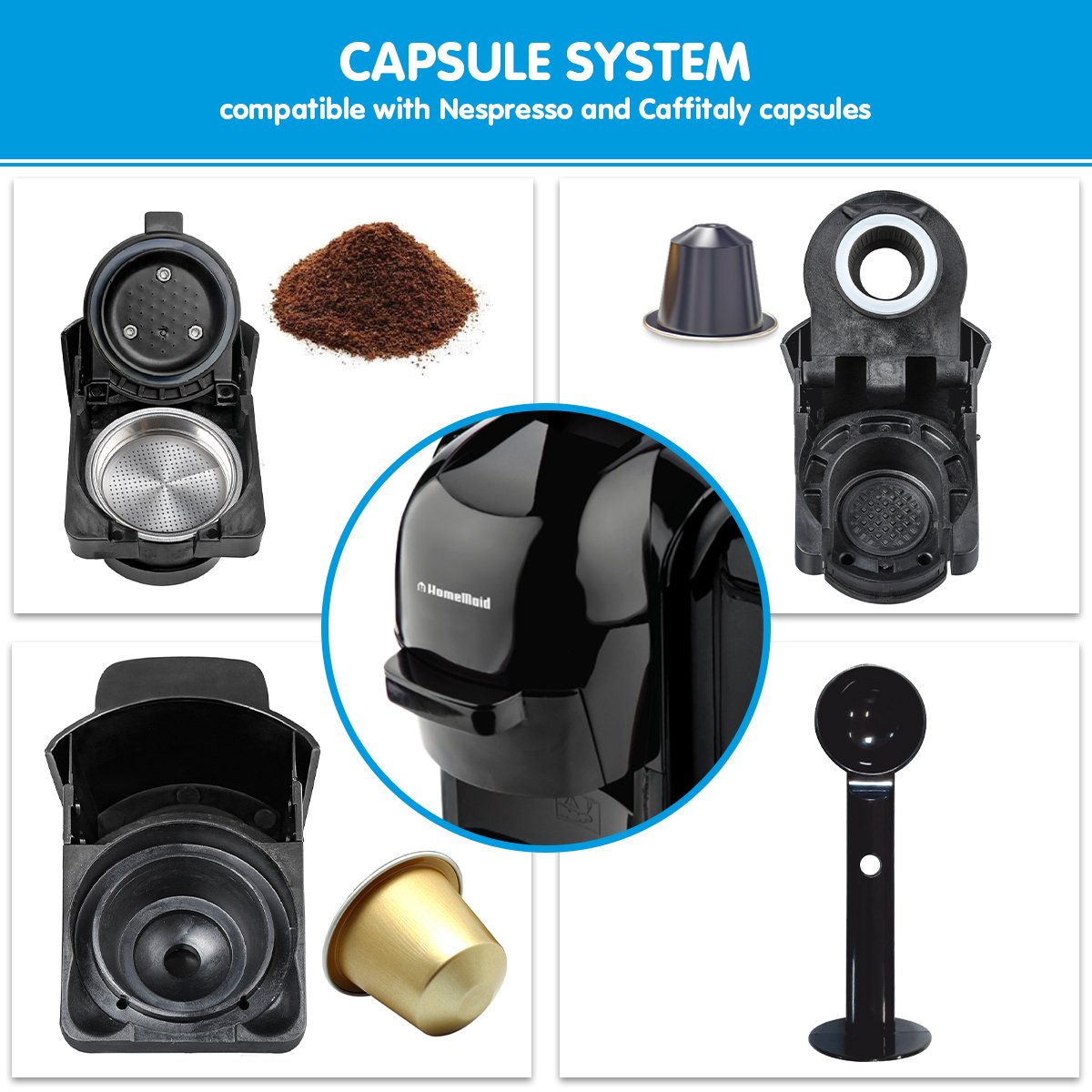 3 in 1 Coffee Multi Capsule Pod Machine – Aussie Online Deals