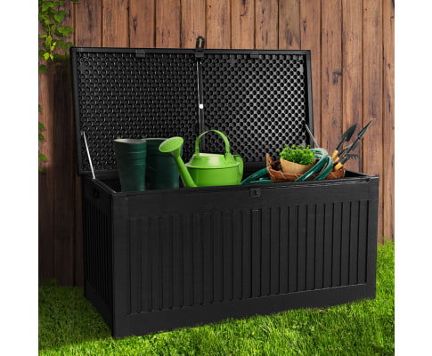 Outdoor Storage Box Container Garden Toy Indoor Tool Chest Sheds 270L ...